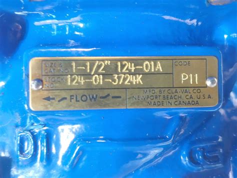 Cla Val 1 12 124 01a Float Valve