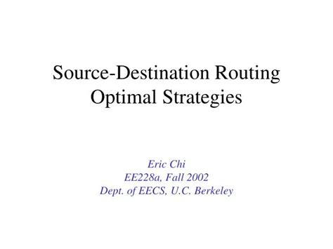PPT Basic Routing Problem PowerPoint Presentation Free Download ID 5107273