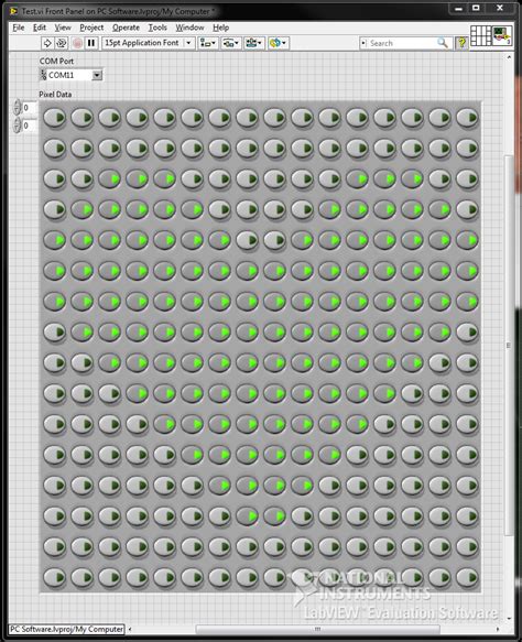 The Resistor Network YALEDD 16x16 LED Display