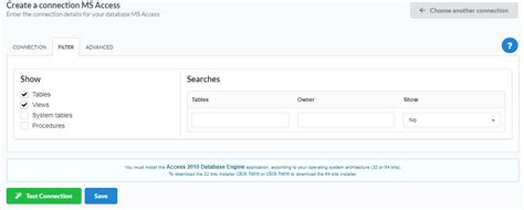 connection with ms access ado scriptcase low code documentation