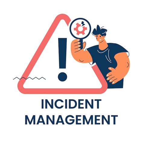 Premium Vector Incident Management Process Business Technology Incident
