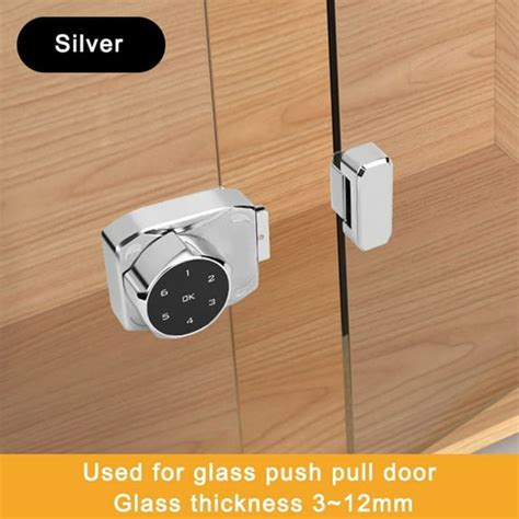 Digital Password Glass Cabinet Lockelectronic Security For Sliding