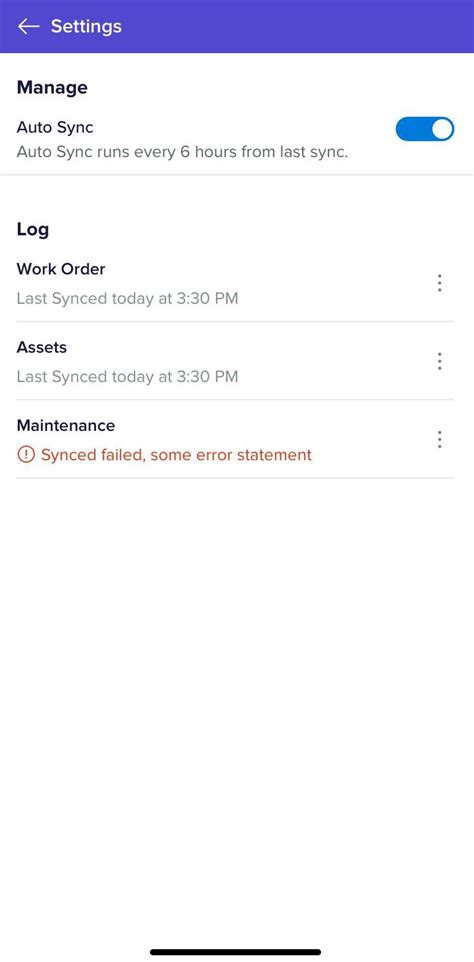 Synchronizing Offline Data Facilio Documentation