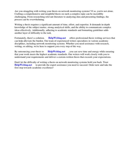 thesis on network monitoring system pdf computer network wireless