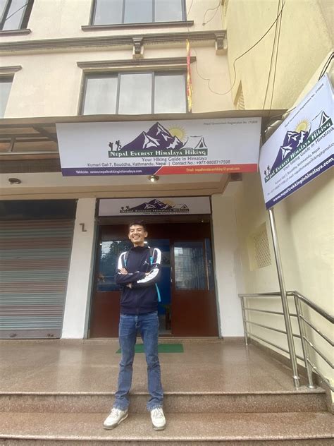Sagar Rai Is Registered Trekking Guide In Nepal