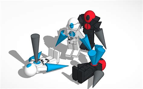 3d Design Evil Robot Vs Good Robot Tinkercad