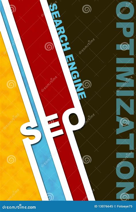 Seo Search Engine Optimization Stock Illustration Illustration Of