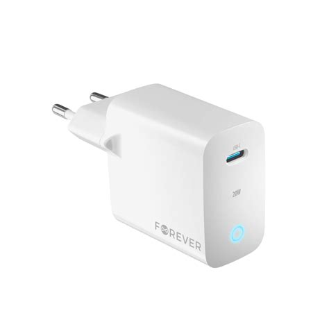 Forever TC C PD QC Charger X USB C W White