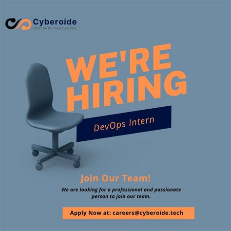Cyberoide Tech On Linkedin Devops Devopsintern Devops Internship Cyberoidetech