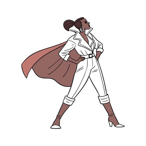 Glamorous Fierce Runway Model 57615218 Vector Art At Vecteezy