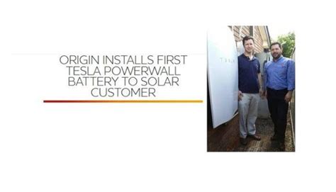 Origin Solar Powerwall Live