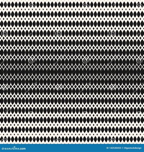 Halftone Mesh Seamless Pattern Vector Black And White Texture With