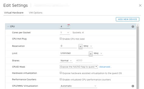 6 5 Cpu Affinity Quick Question R Vmware