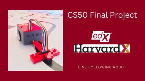 Cs50 Final Project Line Following Robot Youtube