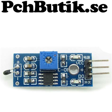 Digital Temperatur Sensor Modul 33 Till 5 Volt Passar Arduino Relä Mm
