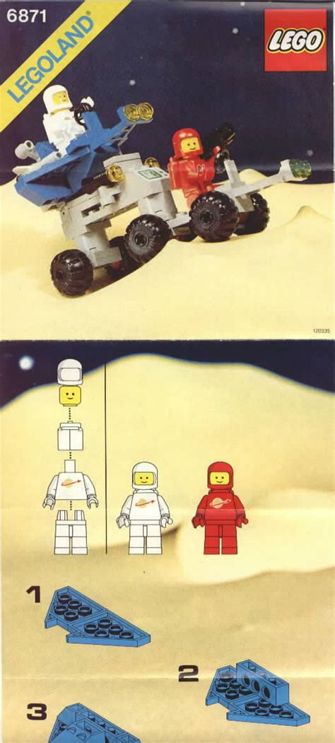 Lego Instructions For Set 6871 Star Patrol Launcher Space Classic
