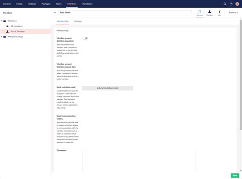 Adding And Editing Portal Members