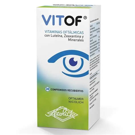 Vitof Vitaminas Oftalmicas Caja X 30 Comp Rec Farmacia Y Perfumería Catedral