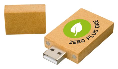 Promotional Recycled Paper Flash Drive Genuine A Grade Bongo