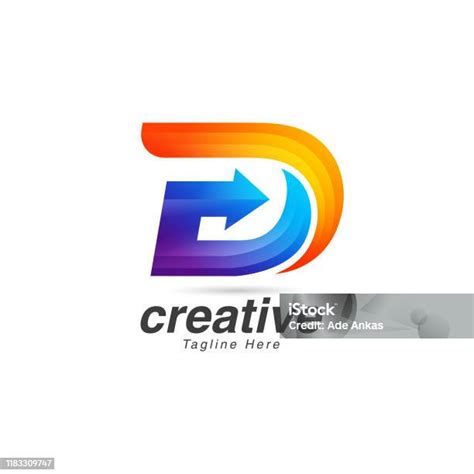 추상 창조적 인 활기찬 편지 D 로고 0명에 대한 스톡 벡터 아트 및 기타 이미지 0명 개념 기업 비즈니스 Istock