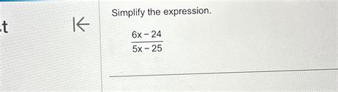 Solved Simplify The Expression X X Chegg Com