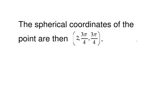 Ppt Spherical Coordinate System Powerpoint Presentation Free