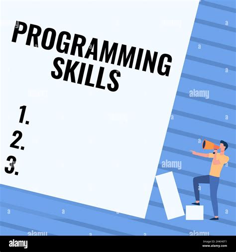Text Sign Showing Programming Skills Concept Meaning Skills Vital To Write A Program So