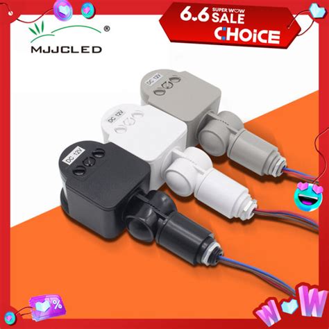 Motion Sensor Switch 220v 110v 12v Led Light Pir Timer Wall Mounted Automatic Infrared Movement