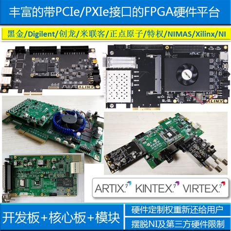 Labview My Fpga Pcie Pro4：artix7kintex7 摆脱ni硬件限制不限制芯片封装和引脚数量软件工具包开发宝典视频教程范例程序 Powergod