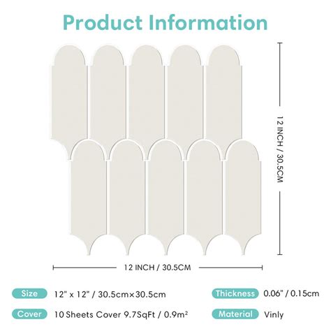 Beige Fish Scale Backsplash Peel And Stick Tile Thicker Design Commomy