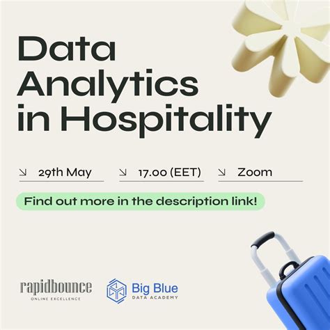 Big Blue Data Academy On Linkedin Dataanalytics Hospitality