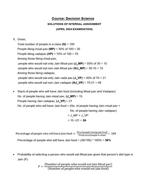 Solution Decision Science April 2024 Assignment Pdf Errors And Residuals Regression Analysis