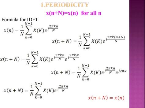 Properties Of Dft Pptx Digital Audio Computer Software And Applications