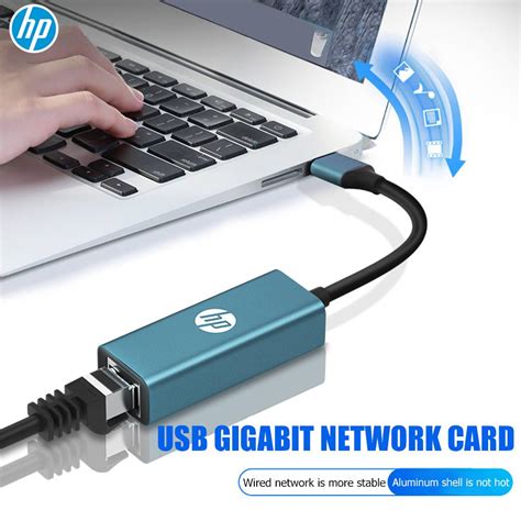 Hp Dhc Ct101 2 In 1 Usb3 0 To Rj45 Lan Gigabit Ethernet Network Adapter Rj45 For Windows 10