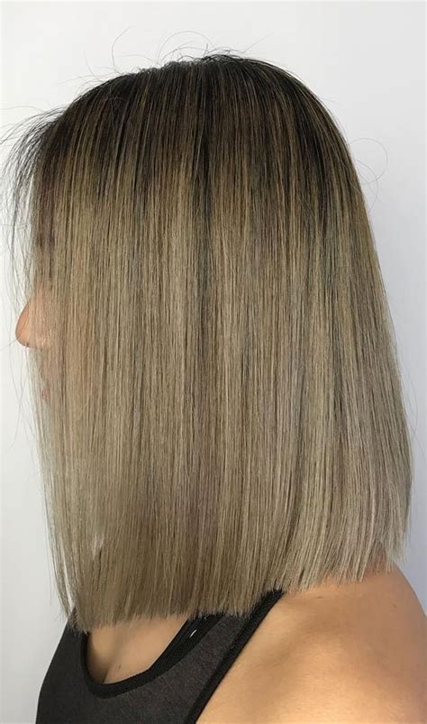 Shoulder Length Straight Hair Layered