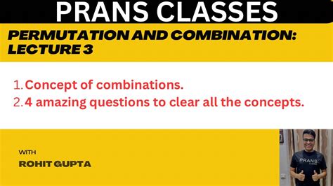 Class 11th Permutation And Combination Lecture 3 Youtube