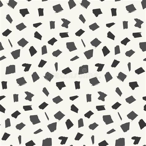 Abstract Blotch Shape Seamless Pattern Concept Contemporary Fabric