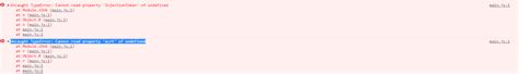 uncaught typeerror cannot read property injectiontoken of undefined uncaught typeerror