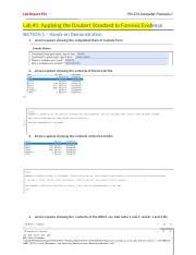 Lab ITN Docx Lab Report File ITN Computer Forensics I Lab Applying The Daubert