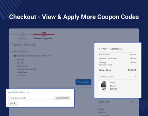 Magento 2 Multiple Coupon Codes Multi Promo Discount Plugin Webkul