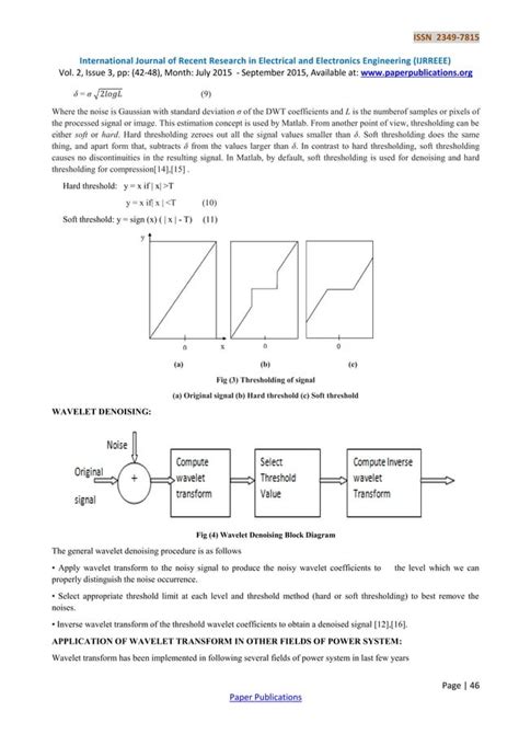 Power Quality Identification Using Wavelet Transform A Review PDF Physics Science