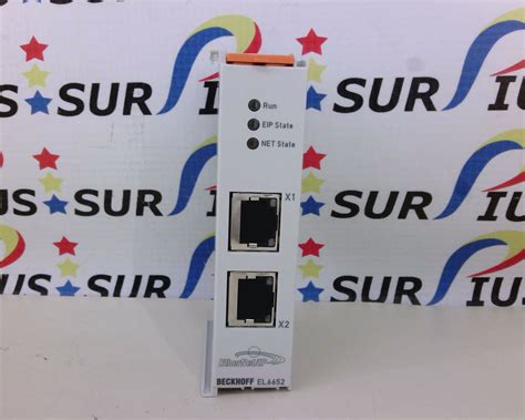 Beckhoff EtherCat EL6652 EtherNet IP Master Terminal 2 Port EL66520000 Surpius