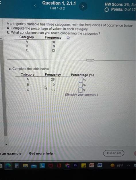 solved a categorical variable has three categories with the