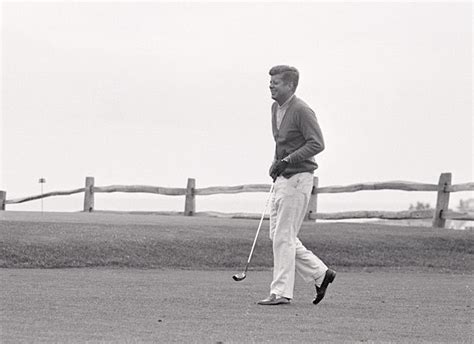 President John F Kennedy Plays Golf At Si Photo Blog