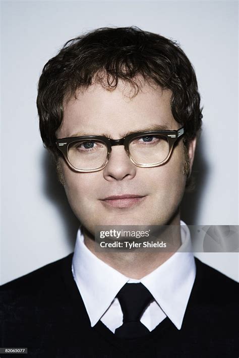 Actor Rainn Wilson Poses For A Portrait Session In Los Angeles For