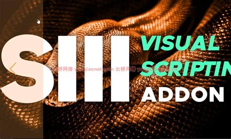 Blender可视化脚本插件 Blender Visual Scripting 320云桥网cg资源站