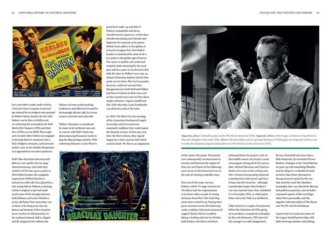 A Pictorial History Of Universal Monsters Volume One The 20s And 30s