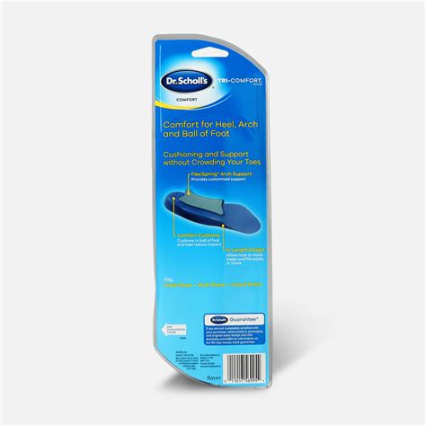 Dr Scholls Comfort Tri Comfort Insoles For Women Size 6 10