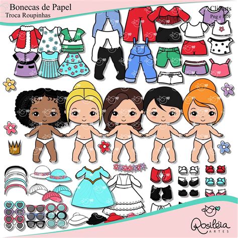 Boneca Com Roupa Para Imprimir Fdplearn