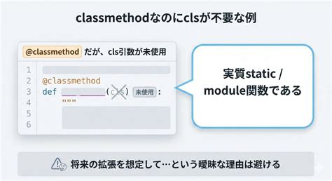 【python】classmethod Vs Staticmethod｜違い・メリット・アンチパターン エーテリア